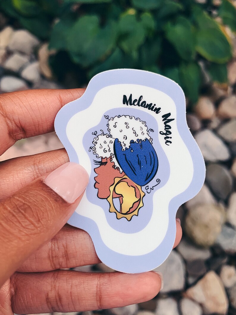 Melanin Magic Sticker - Etsy