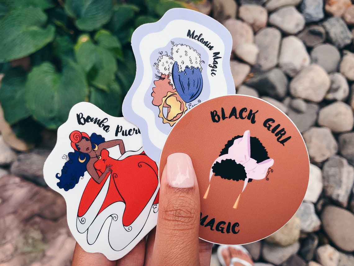 Black Girl Magic Sticker - Etsy