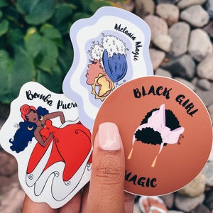 Black Girl Magic Sticker - Etsy