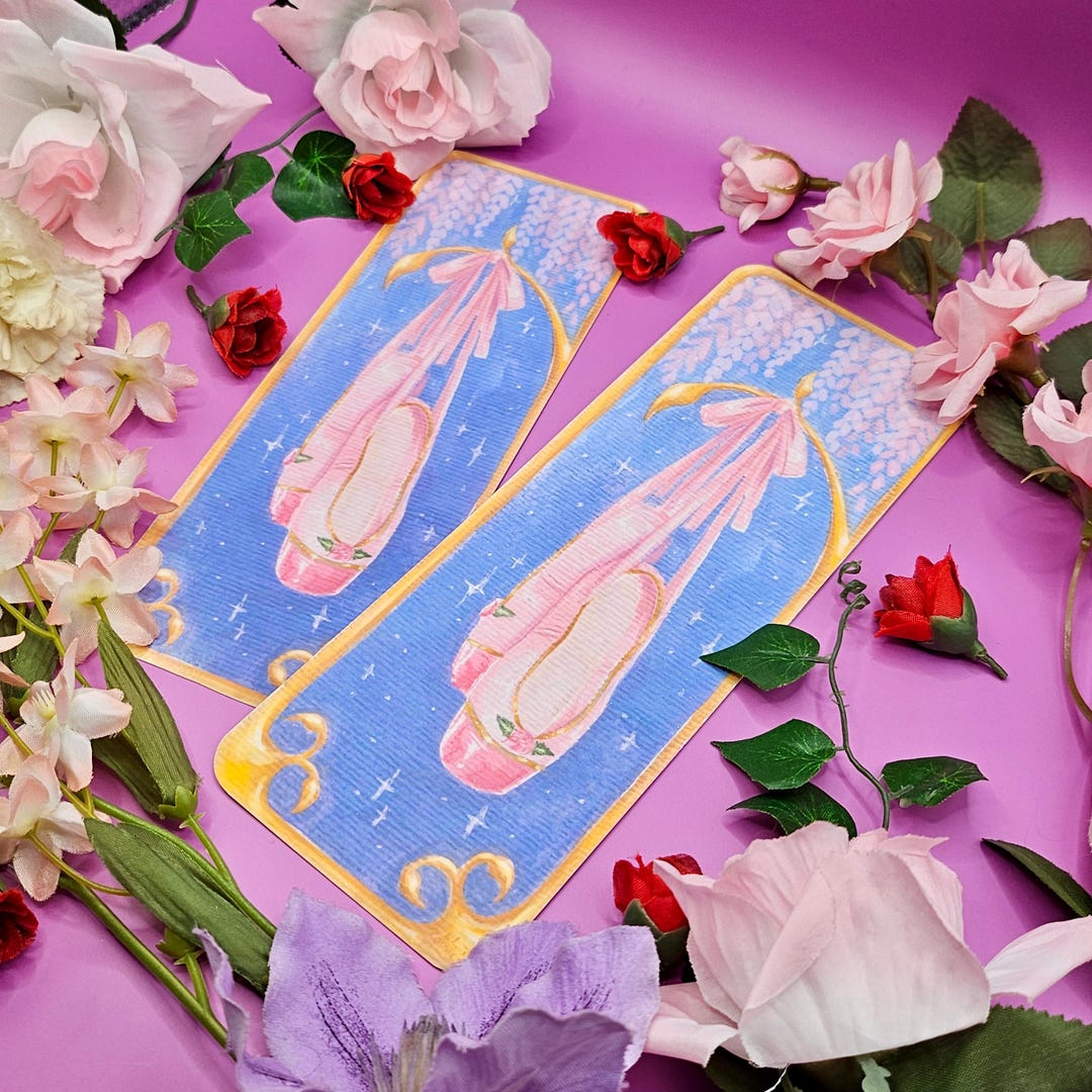 Genevieve Pointe Shoes Bookmark - Etsy
