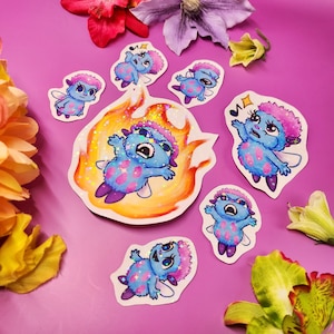 Iconic Bibble Holographic Vinyl Stickers - Etsy
