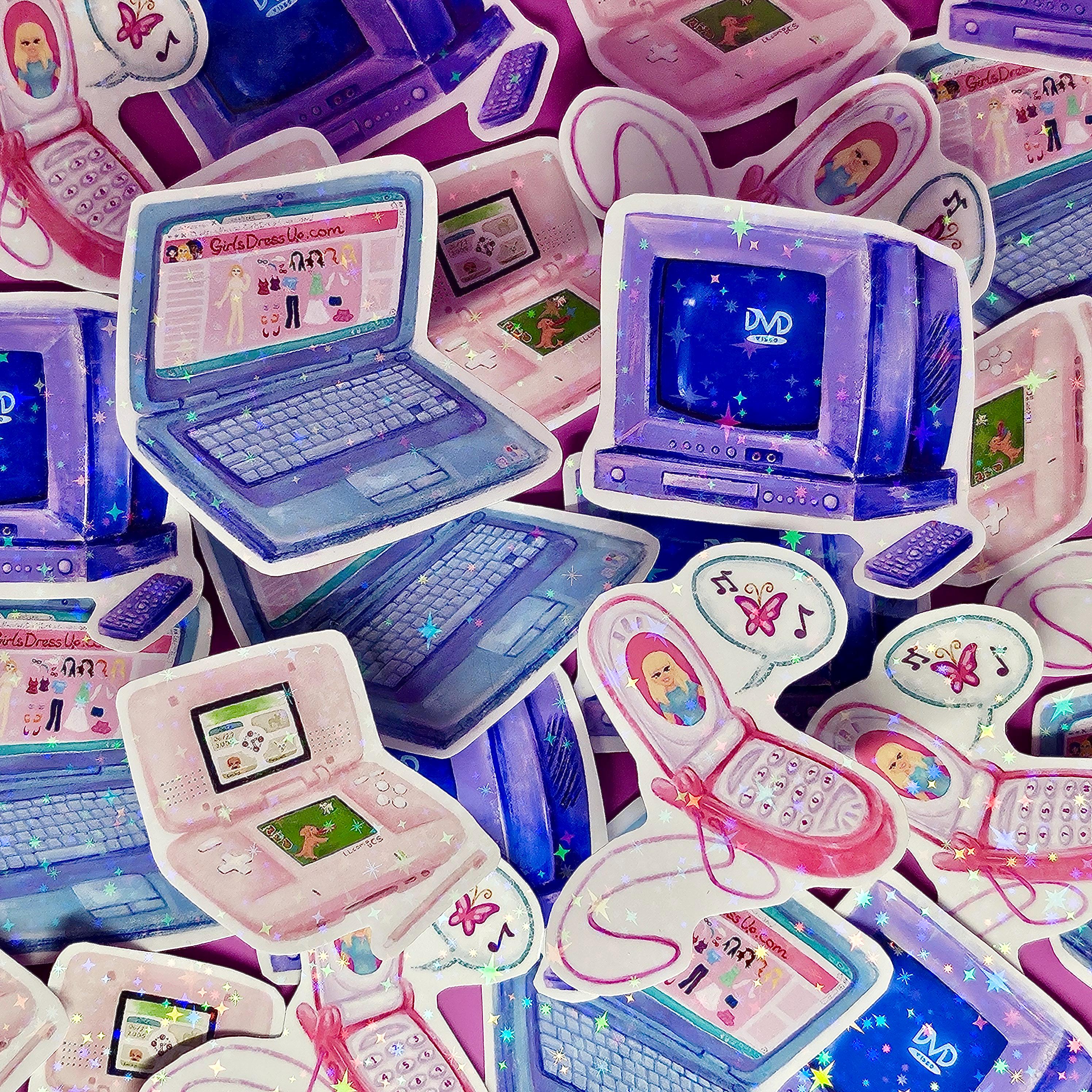 2000’s Girl Nostalgia Vinyl Stickers - Etsy