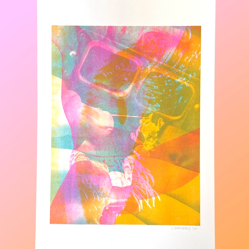 Screenprint Neon - Etsy