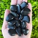Obsidian grade A Tumbled Stones, 18-25mm Small Natural Obsidian ...