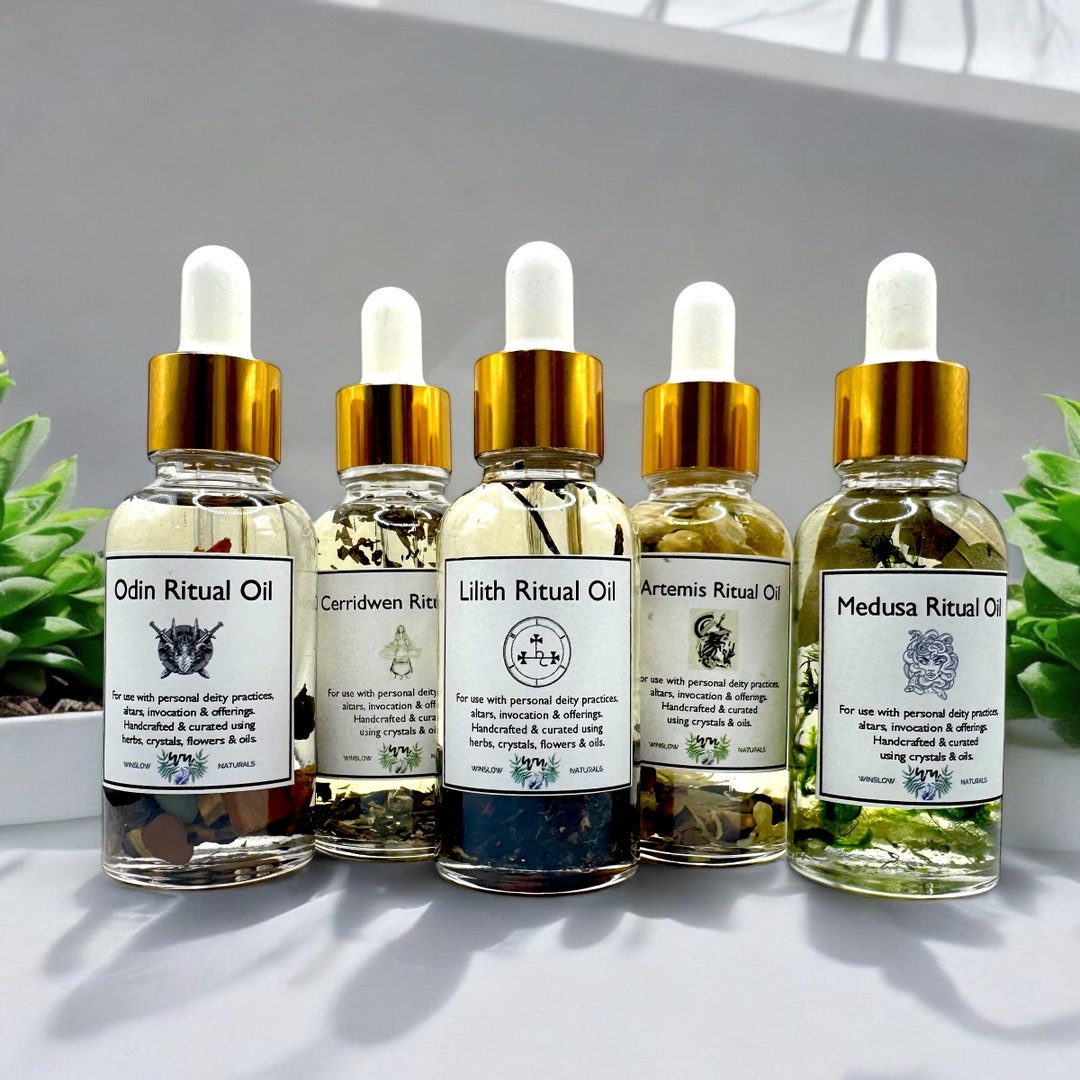 Hindu Deity Ritual Oil, God and Goddess Offering Oils, Deity Practice ...