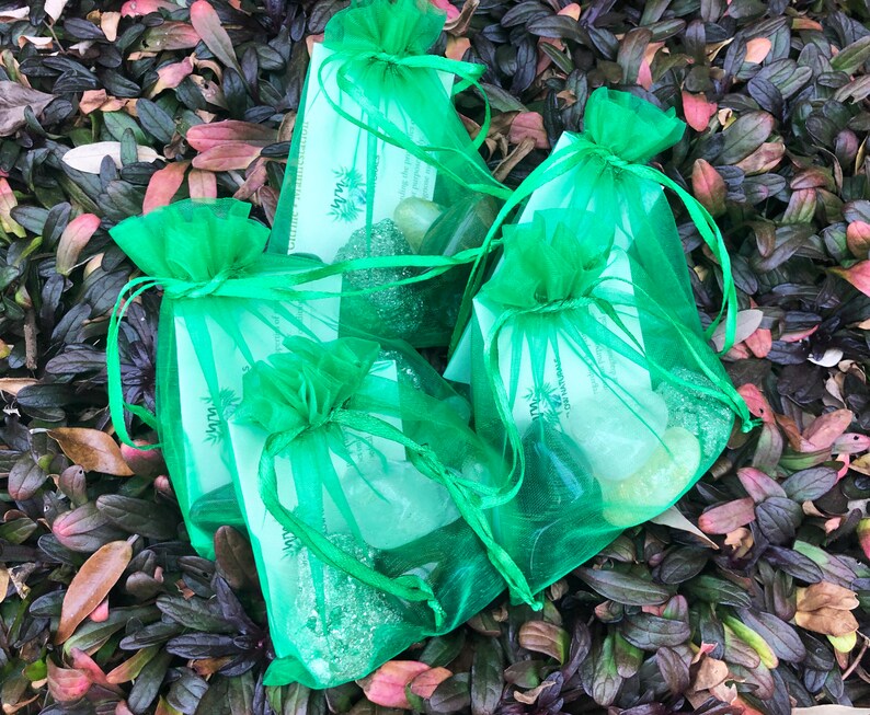 Wealth Crystal Set Abundance Stones Kit Prosperity Bag - Etsy