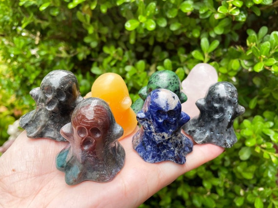 Crystal Ghosts Authentic Crystal Ghost Carvings Ghost - Etsy