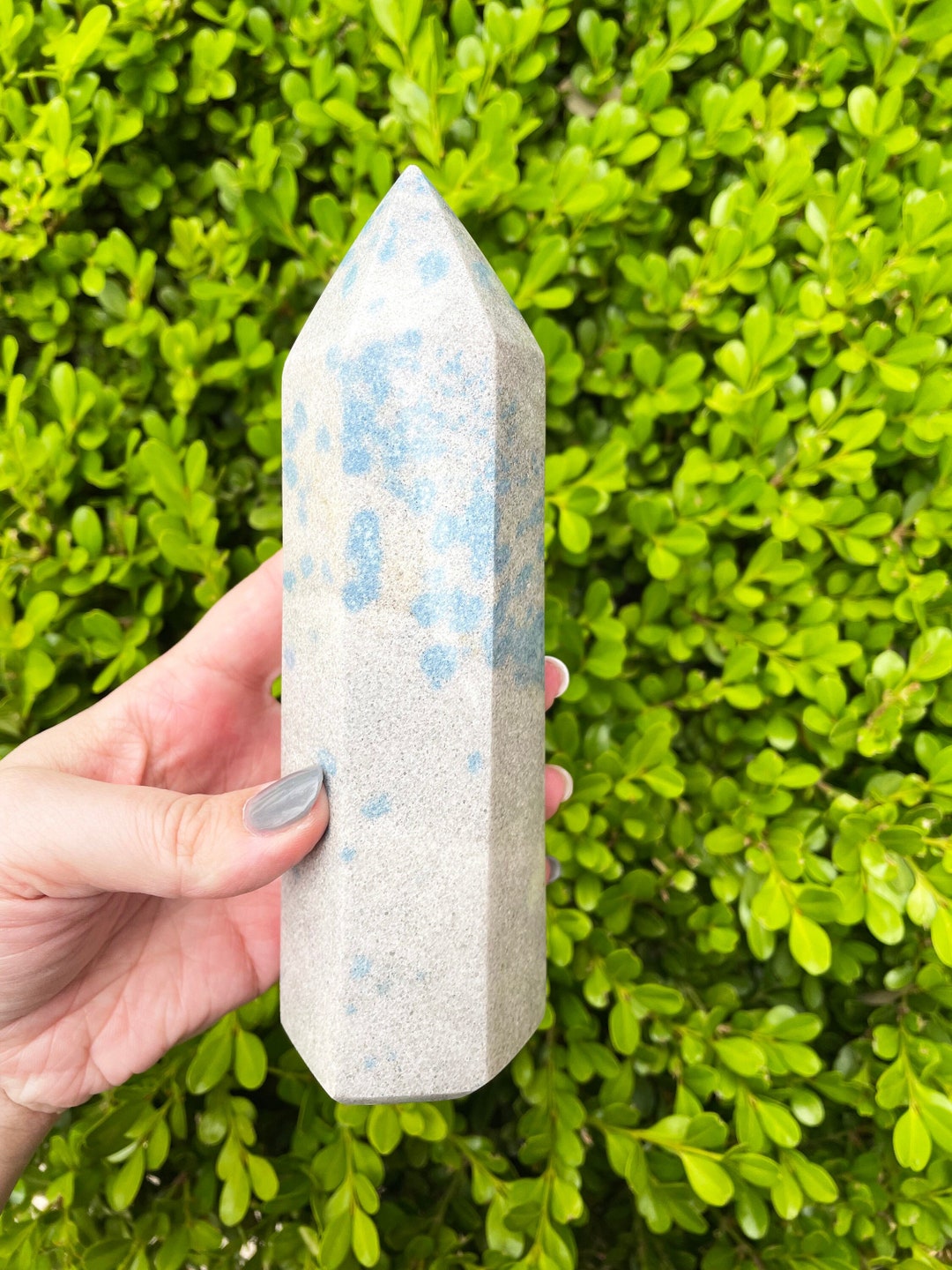 K2 Large Crystal Tower, Natural K2 Jasper Crystal Point, K2 Granite ...