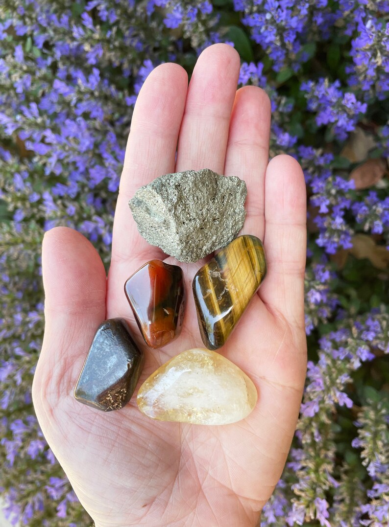 Good Luck and Mojo Crystal Set Mojo and Prosperity Stone Kit | Etsy