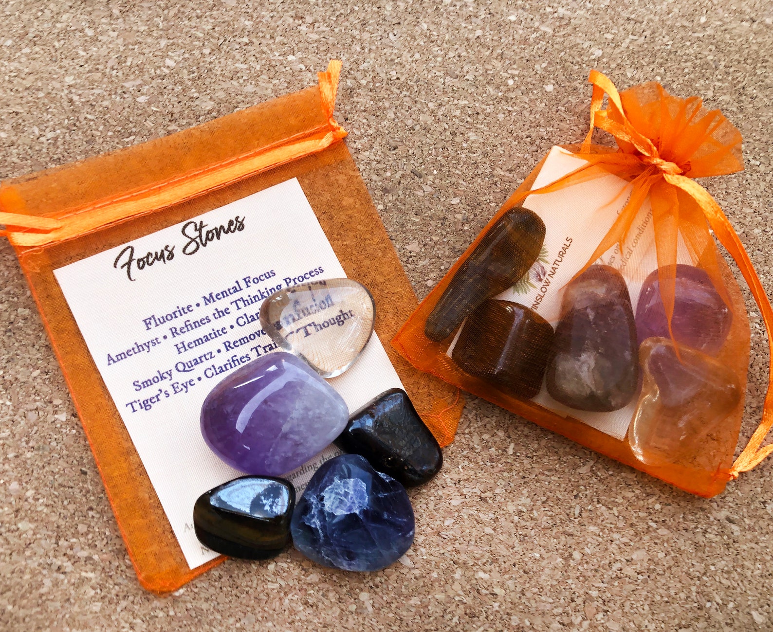 Focus and Intention Crystal Set Focus and Intention Stone | Etsy