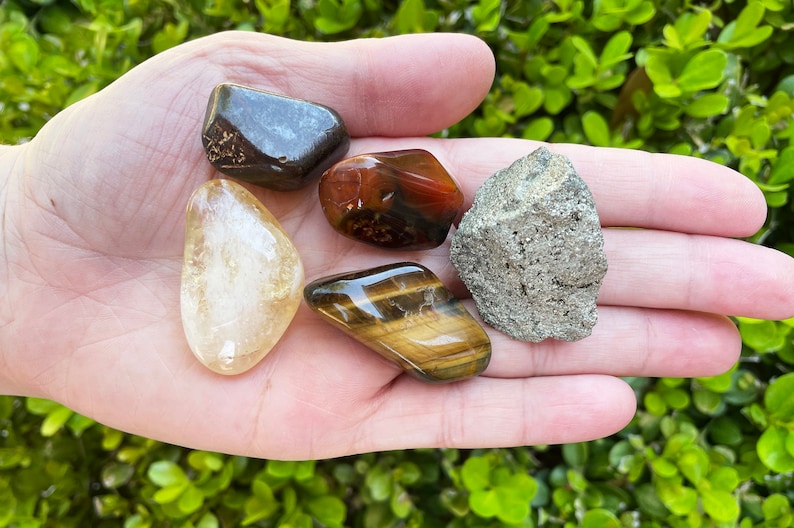 Good Luck and Mojo Crystal Set Mojo and Prosperity Stone Kit - Etsy