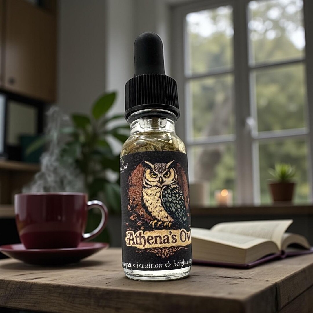 Athena’s Owl Ritual Oil, Owl Animal Guide Offering Oil, Energy ...