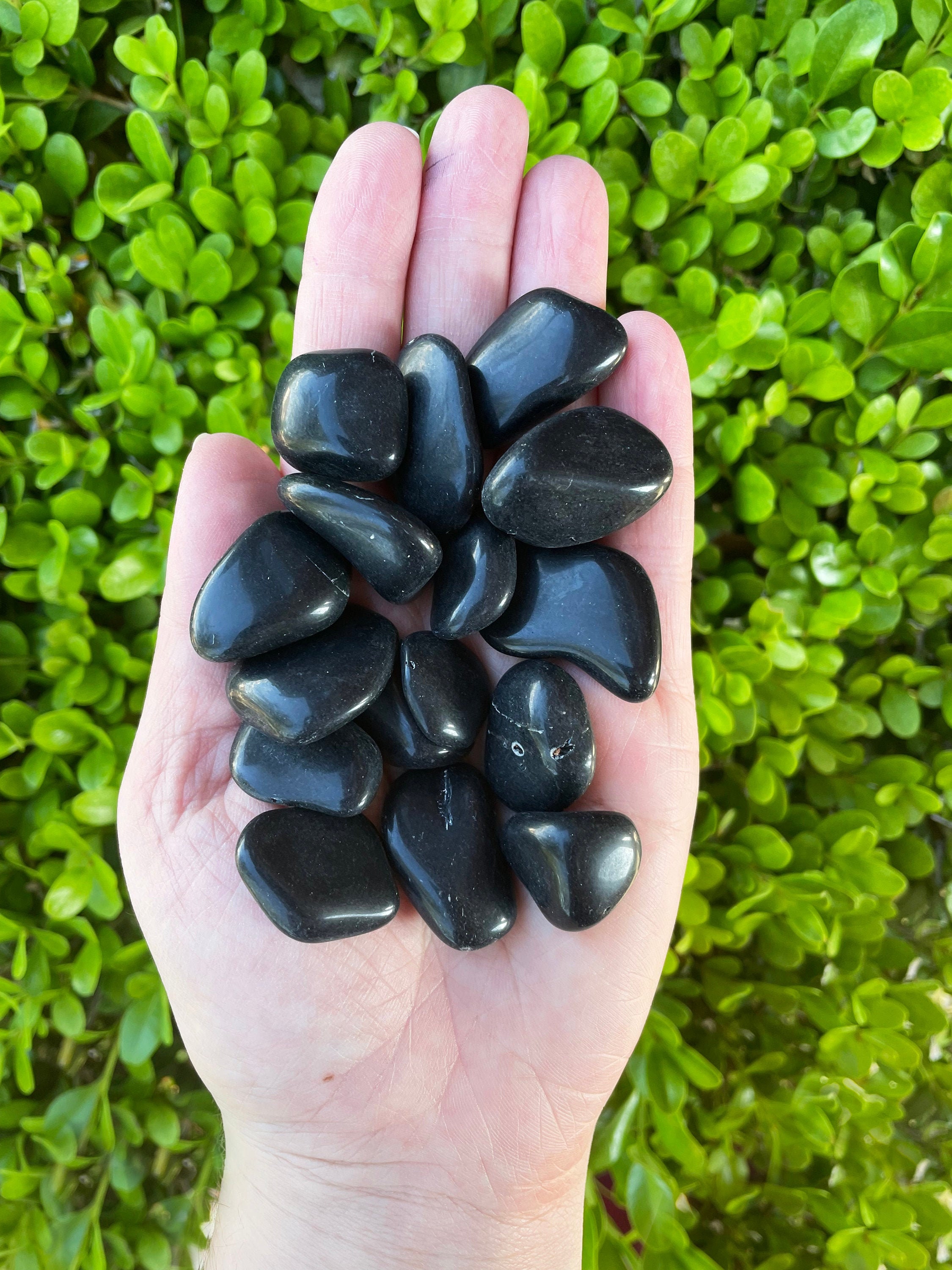 Obsidian grade A Tumbled Stones 18-25mm Small - Etsy