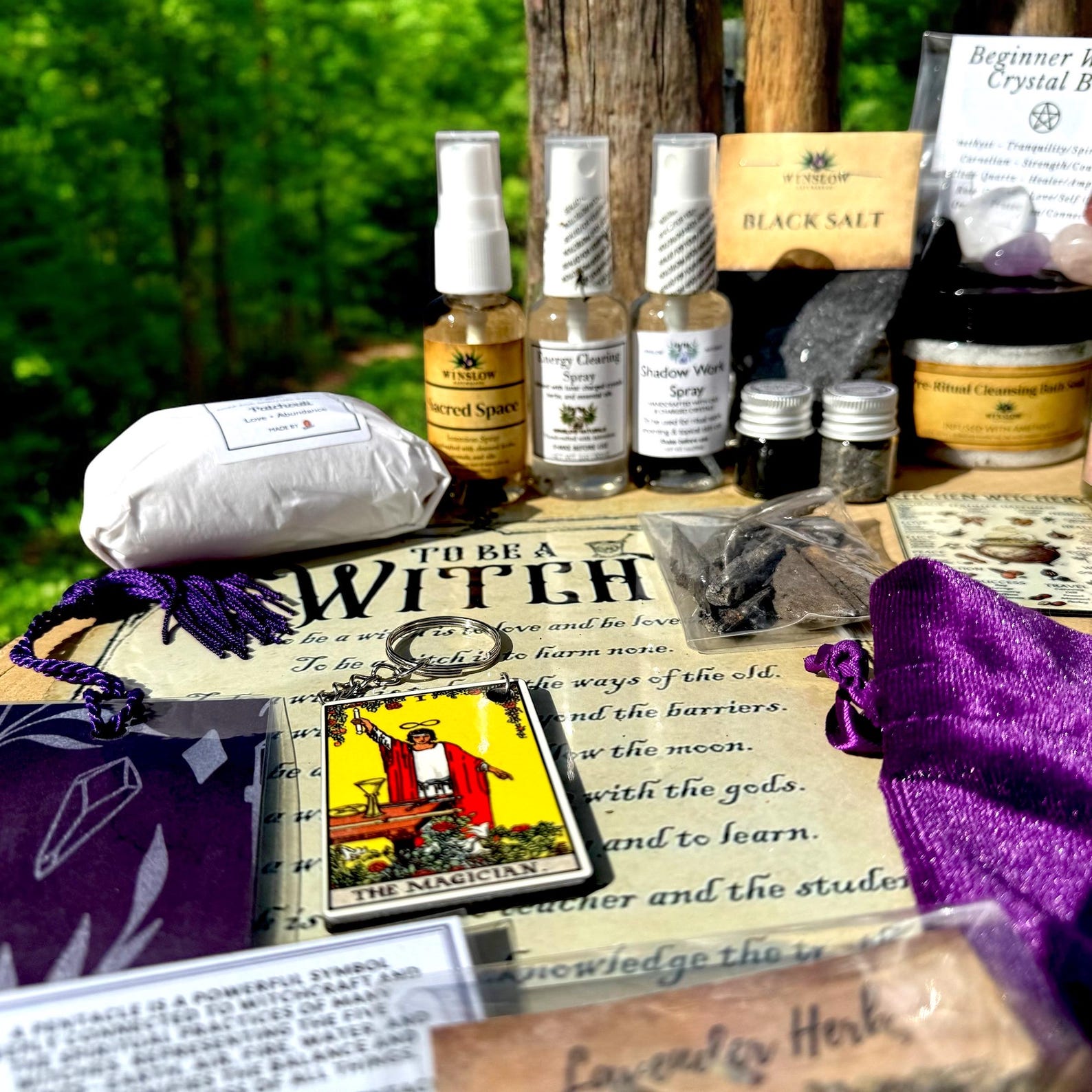 Beginner Witch Kit, Witchcraft Box, Altar Supplies, Basic Witch Box ...