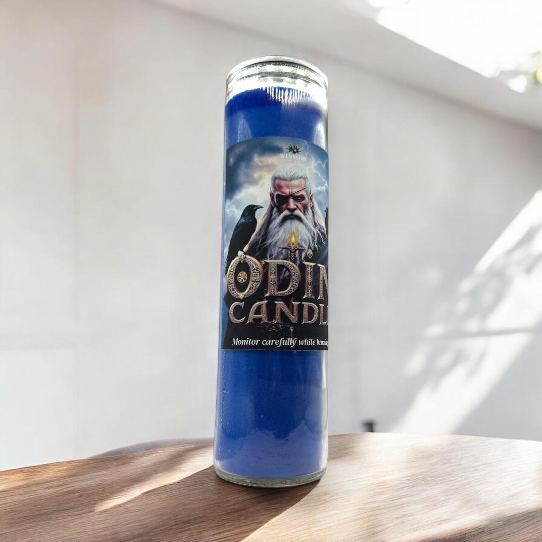 Odin Ritual Candles, Norse God Odin Candle, Allfather Candles ...