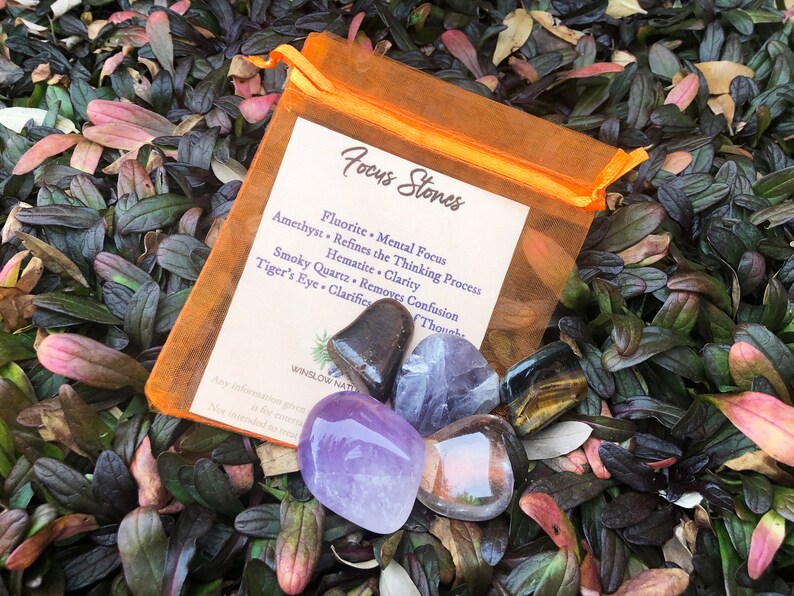 Focus and Intention Crystal Set Focus and Intention Stone | Etsy