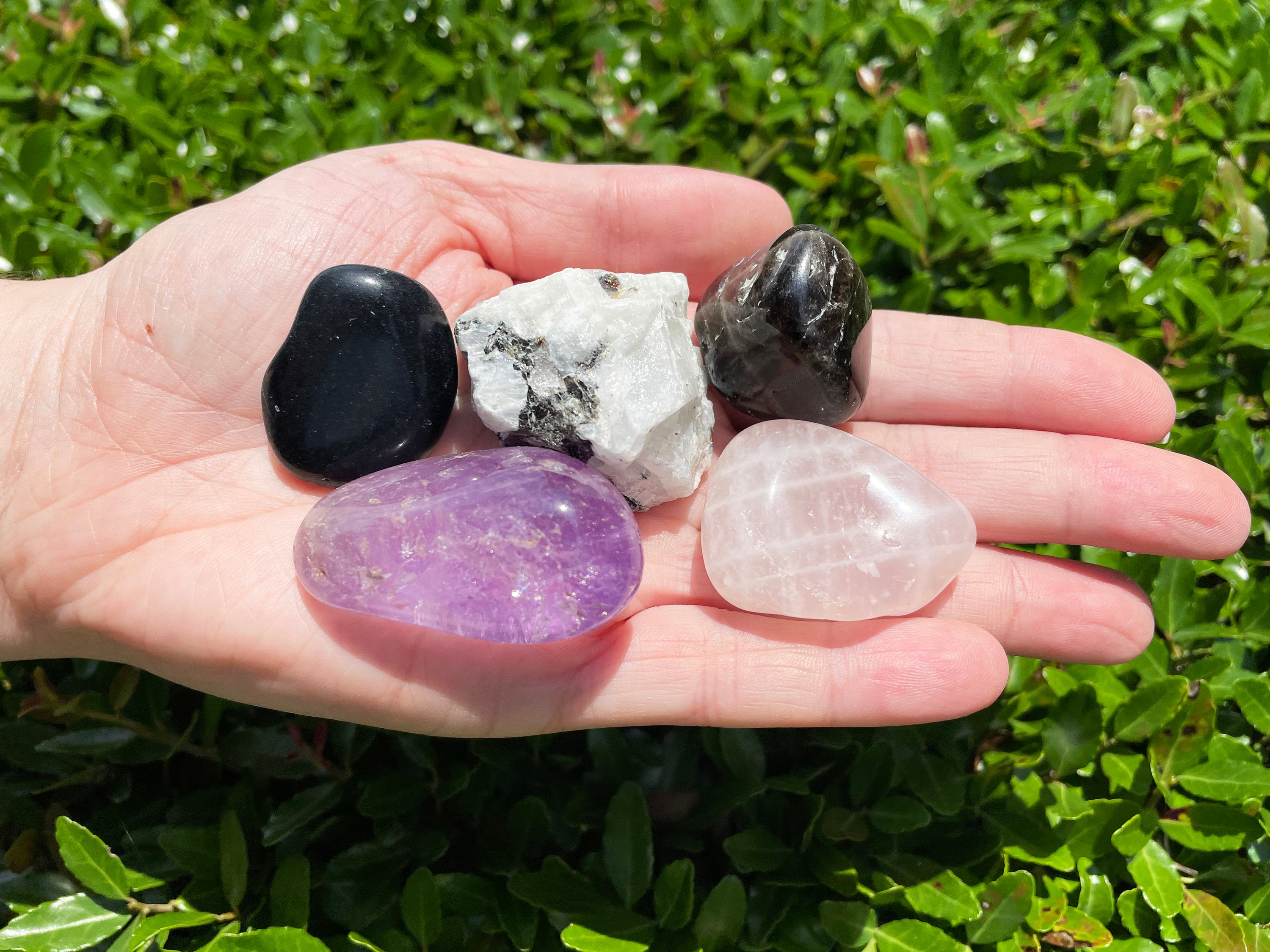 Grief Crystal Set Grief and Death Stone Kit Grief Bag - Etsy