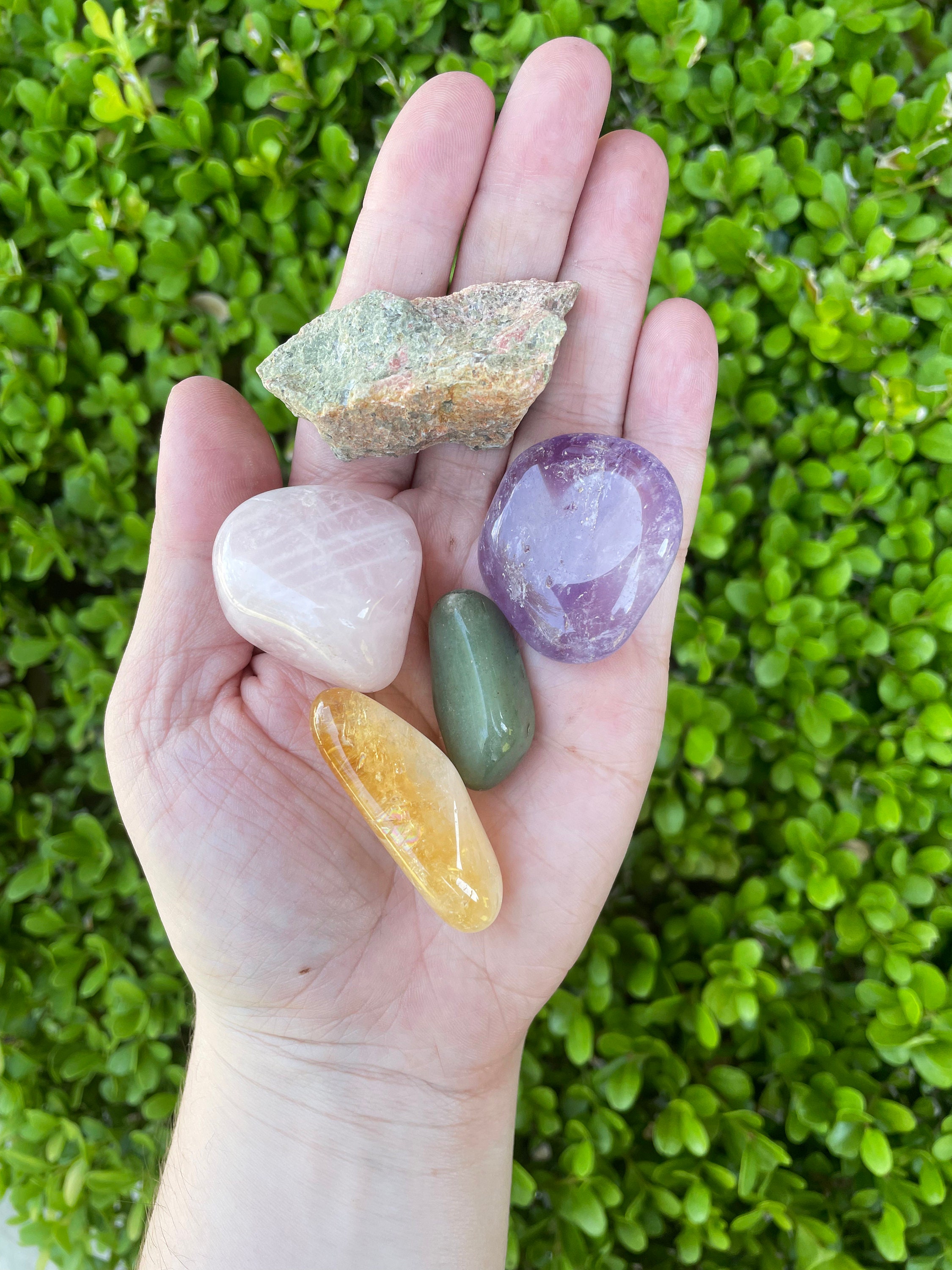 Pregnancy and Fertility Crystal Set, Post-partum Stone Kit, Pregnancy ...