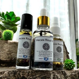 Hecate Ritual Oil, Hecate Offering Oil, Hecate Ritual Spray, Deity ...