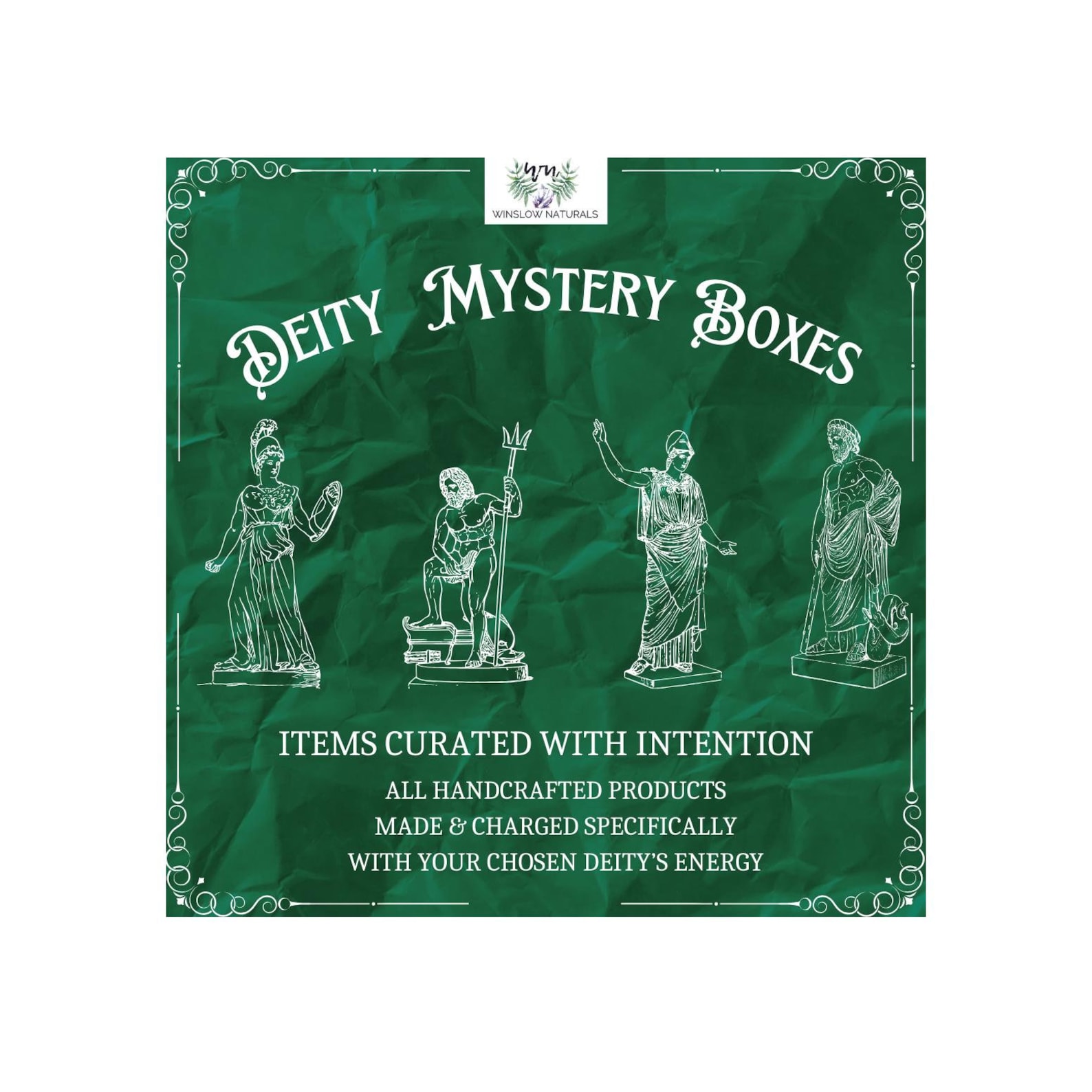 Deity Mystery Boxes, Handcrafted Metaphysical Items, Curated God or ...