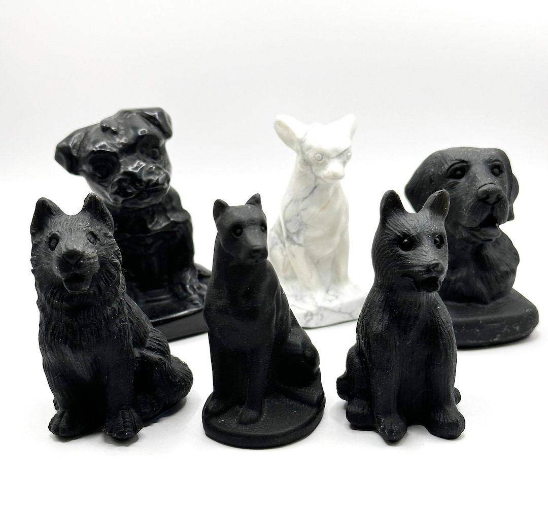 Natural Crystal Dogs, Authentic Crystal Dog Carvings, Gemstones ...