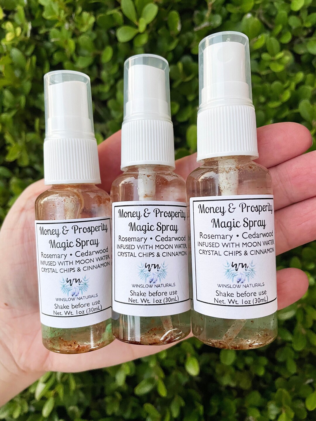 Money & Prosperity Magic Spray, Money Magic Crystal Infused Spray, 1oz ...