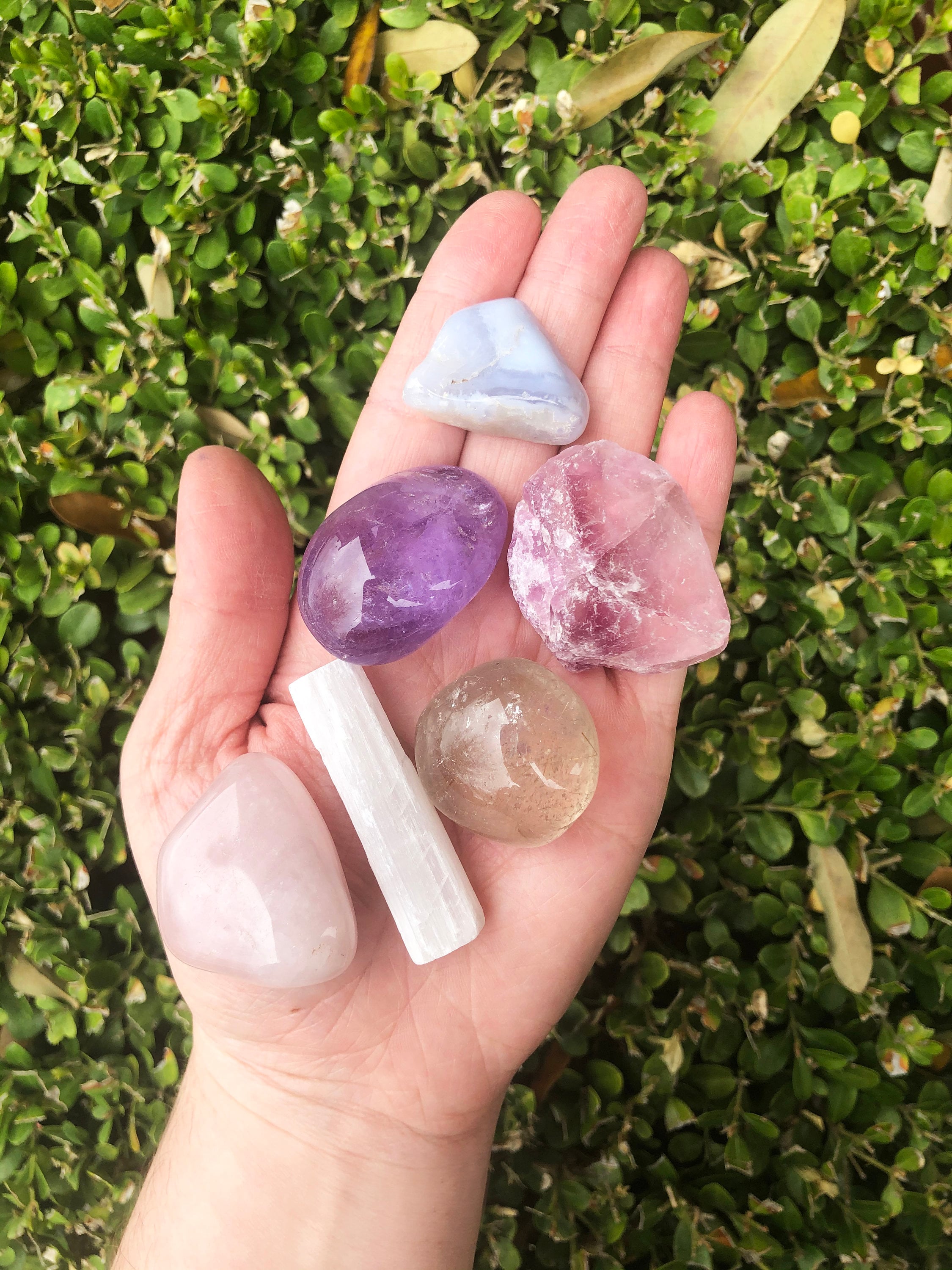 Sleep and Relaxation Crystal Set, Nightmare Prevention Stone Kit, Sleep ...