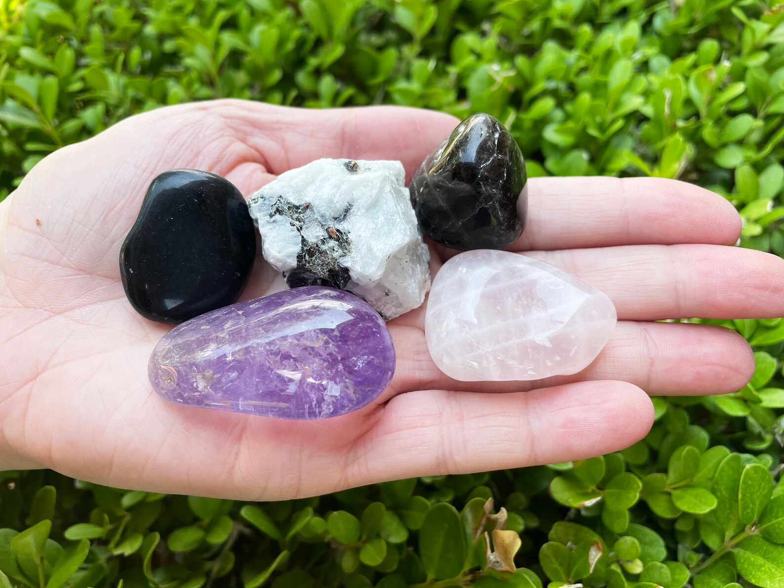 Grief Crystal Set Grief and Death Stone Kit Grief Bag - Etsy