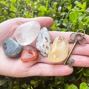 Manifesting and Intention Crystal Set, Manifestation Stone Kit ...