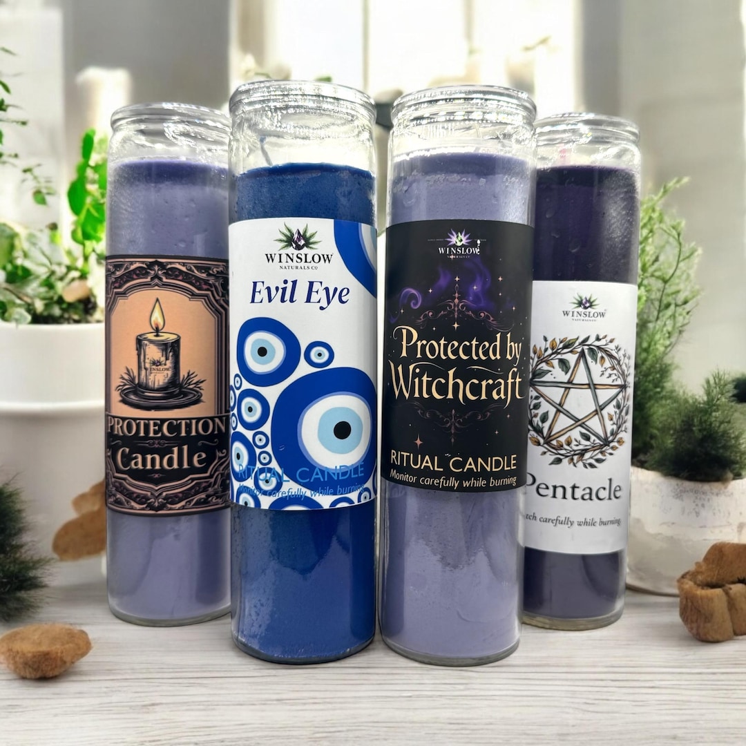 Protection Ritual Candles, Witchcraft Protection Candles, Evil Eye ...