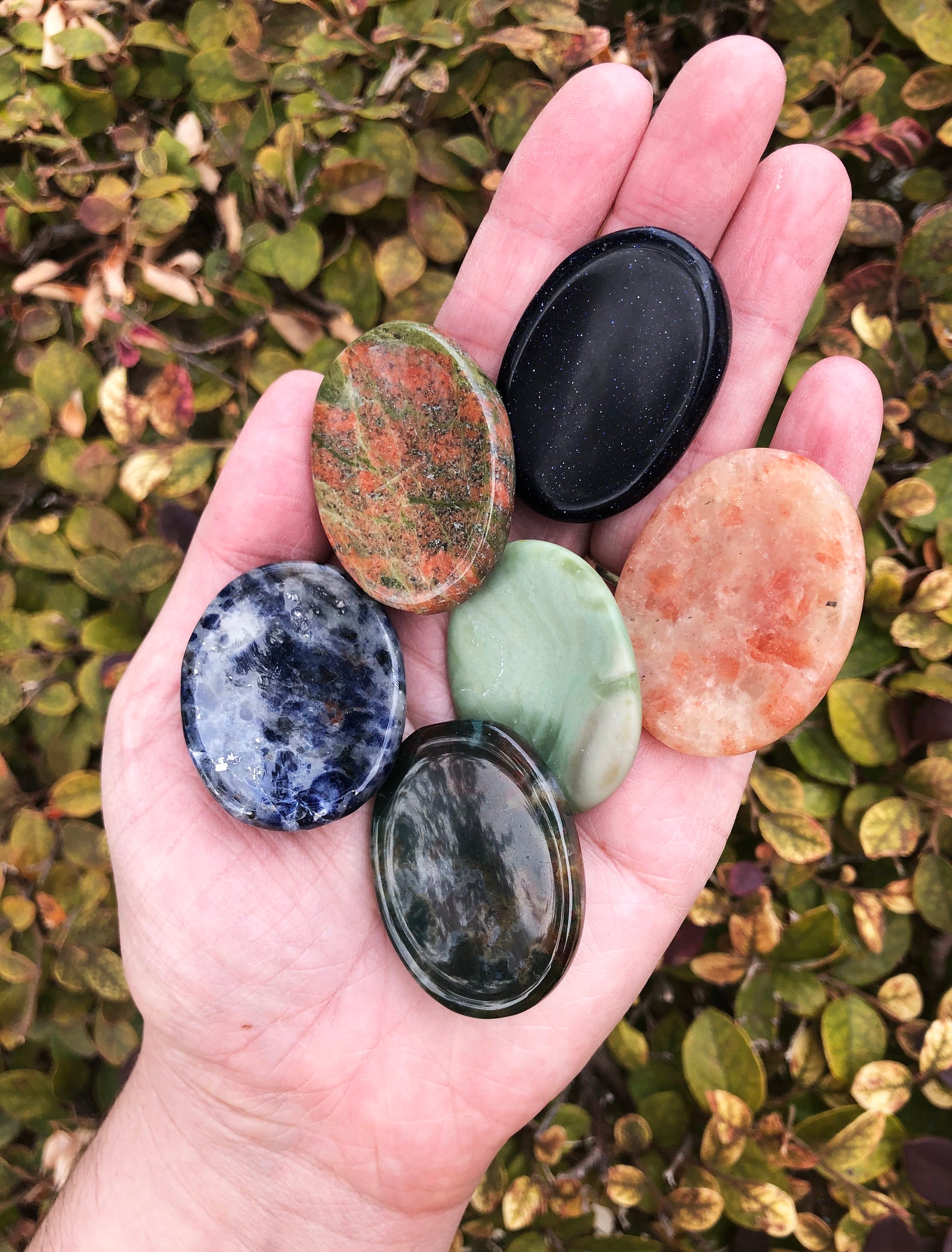 Worry Stone Fidget Stones Stress Relief Crystals Anxiety - Etsy
