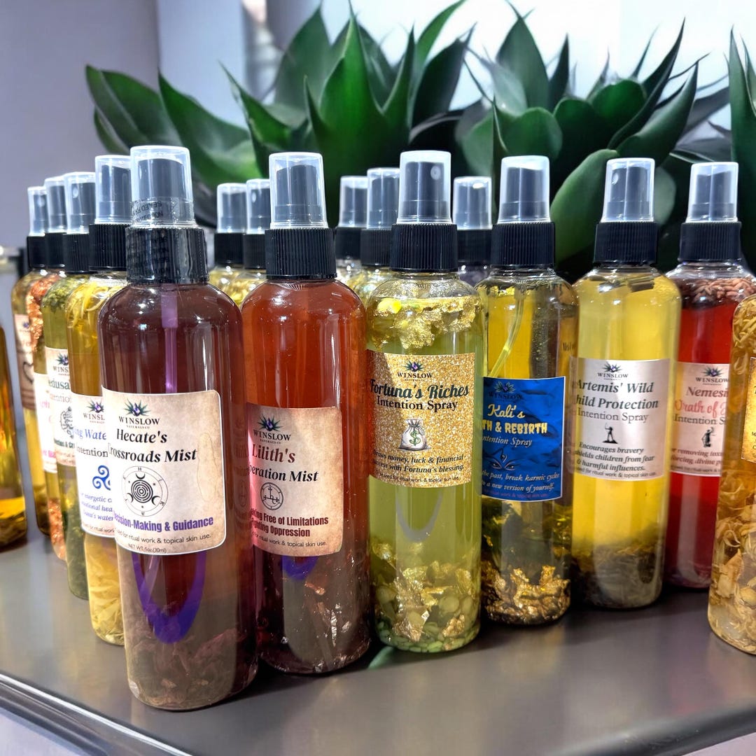 Deity Sprays, Goddess and God Metaphysical Sprays, Crystal Infused ...