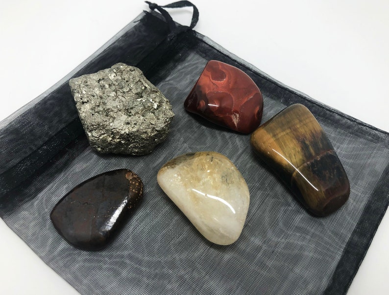 Good Luck and Mojo Crystal Set Mojo and Prosperity Stone Kit - Etsy