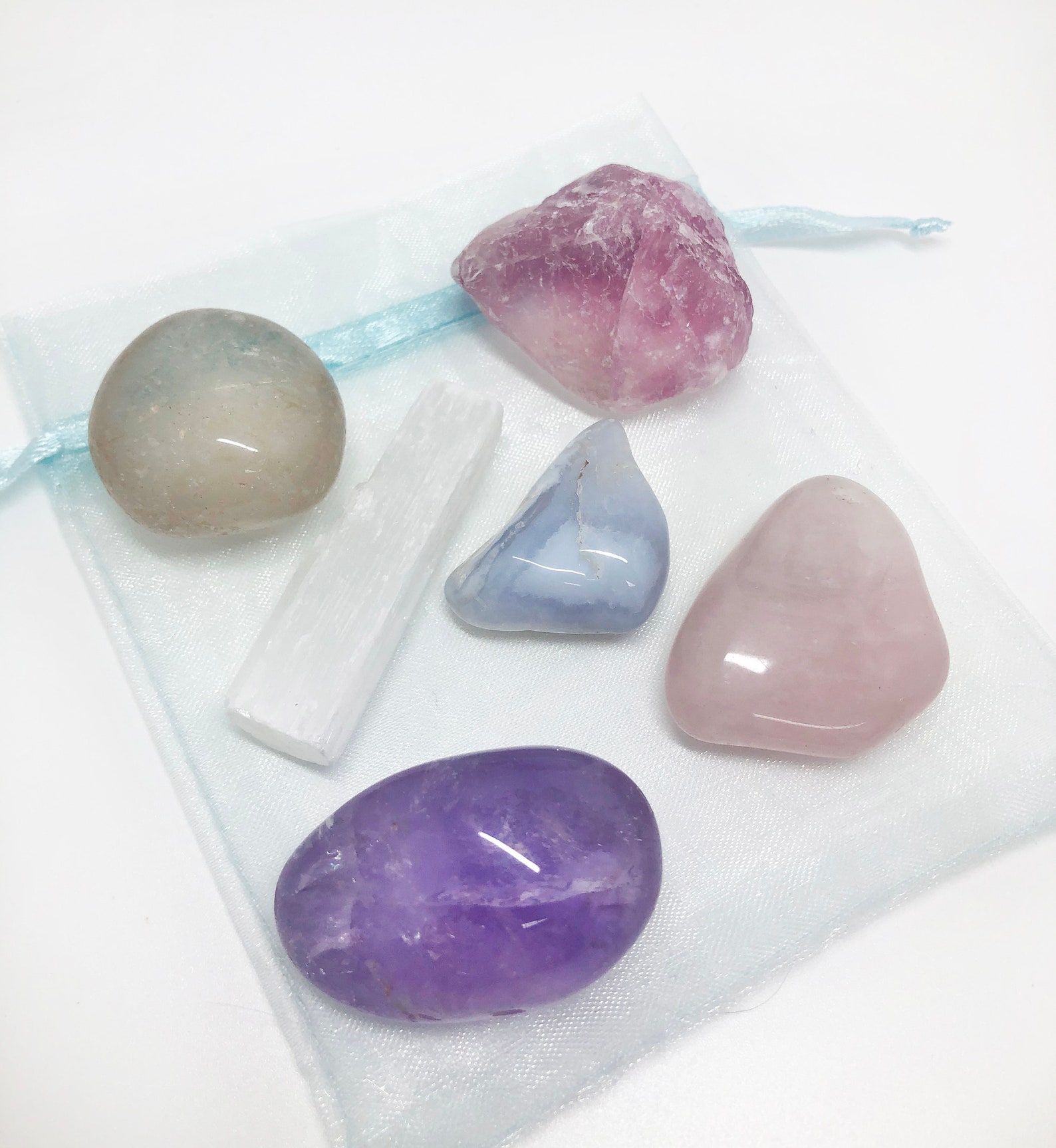 Sleep and Relaxation Crystal Set, Nightmare Prevention Stone Kit, Sleep ...