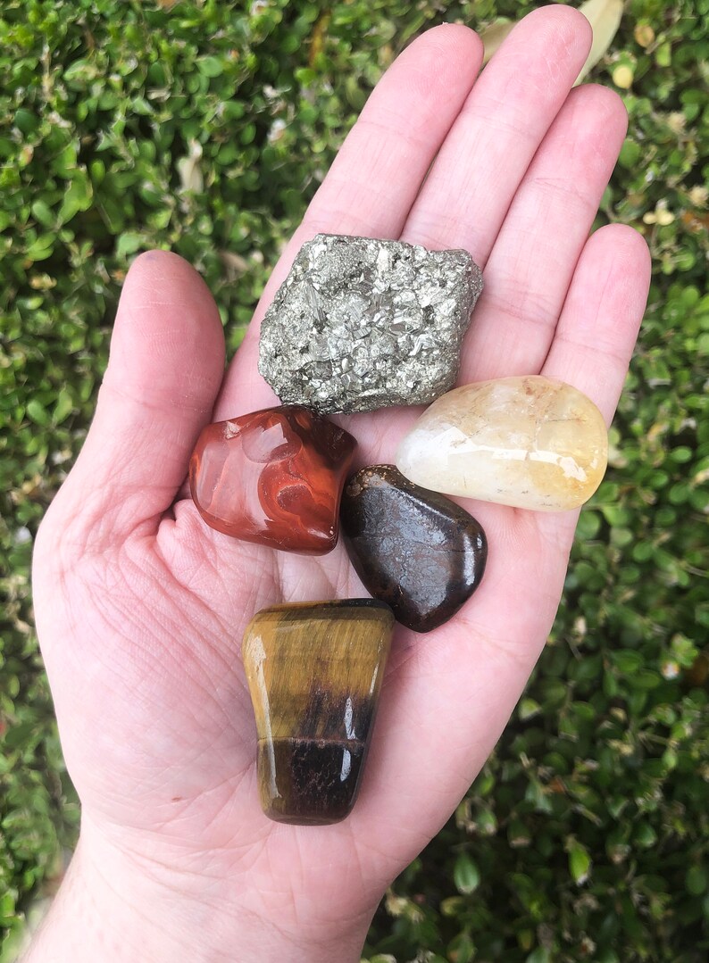 Good Luck and Mojo Crystal Set Mojo and Prosperity Stone Kit - Etsy