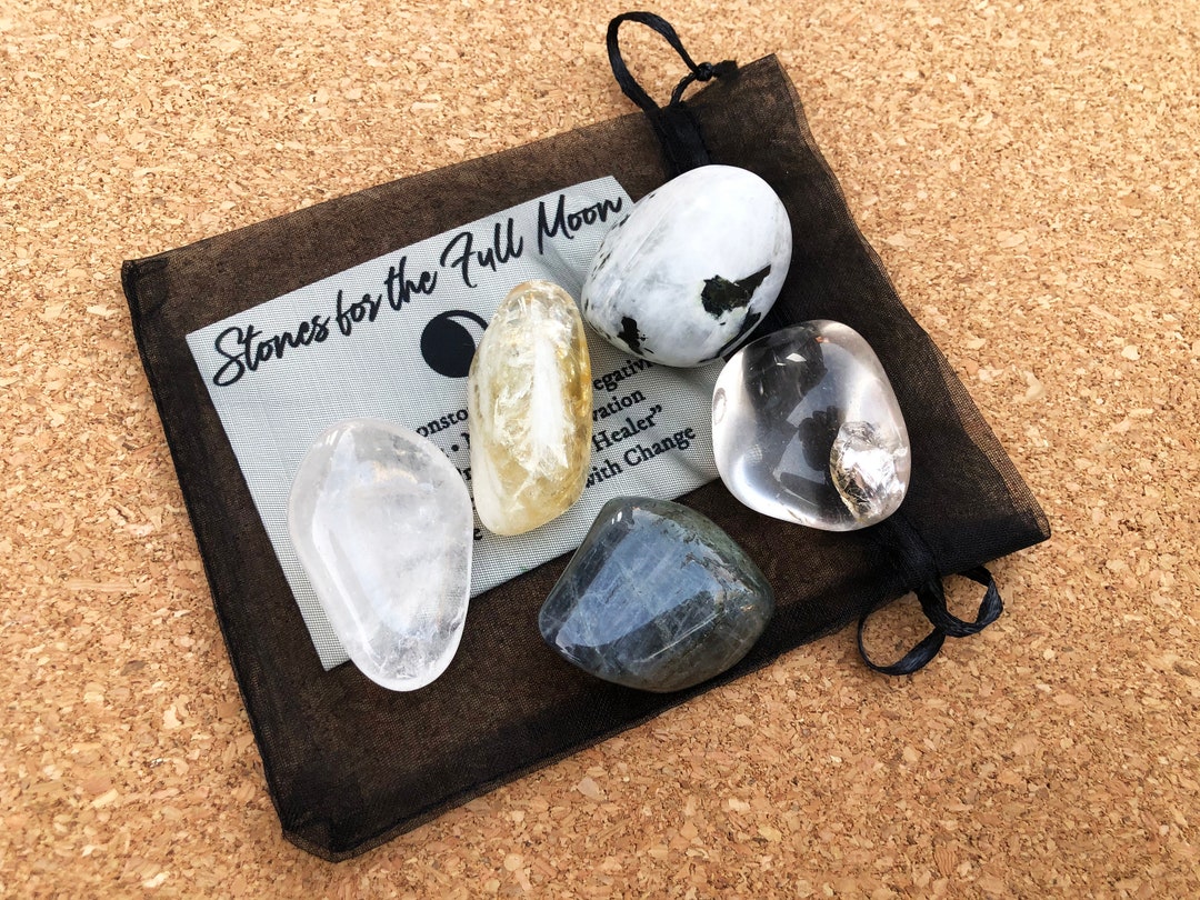 Full Moon Crystal Set, Full Moon Stone Kit, Full Moon Bag, Full Moon ...