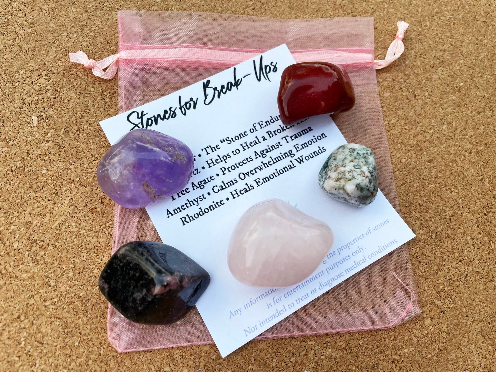 Breakup Crystal Set Stones for Break Ups Break up Kit - Etsy