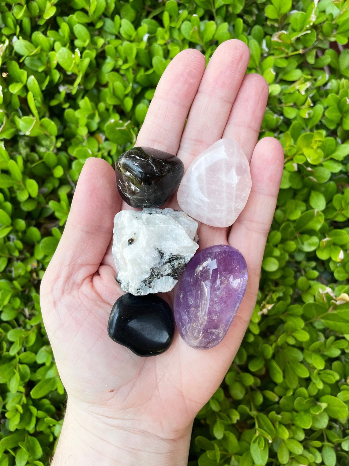 Grief Crystal Set, Grief and Death Stone Kit, Grief Bag, Authentic ...