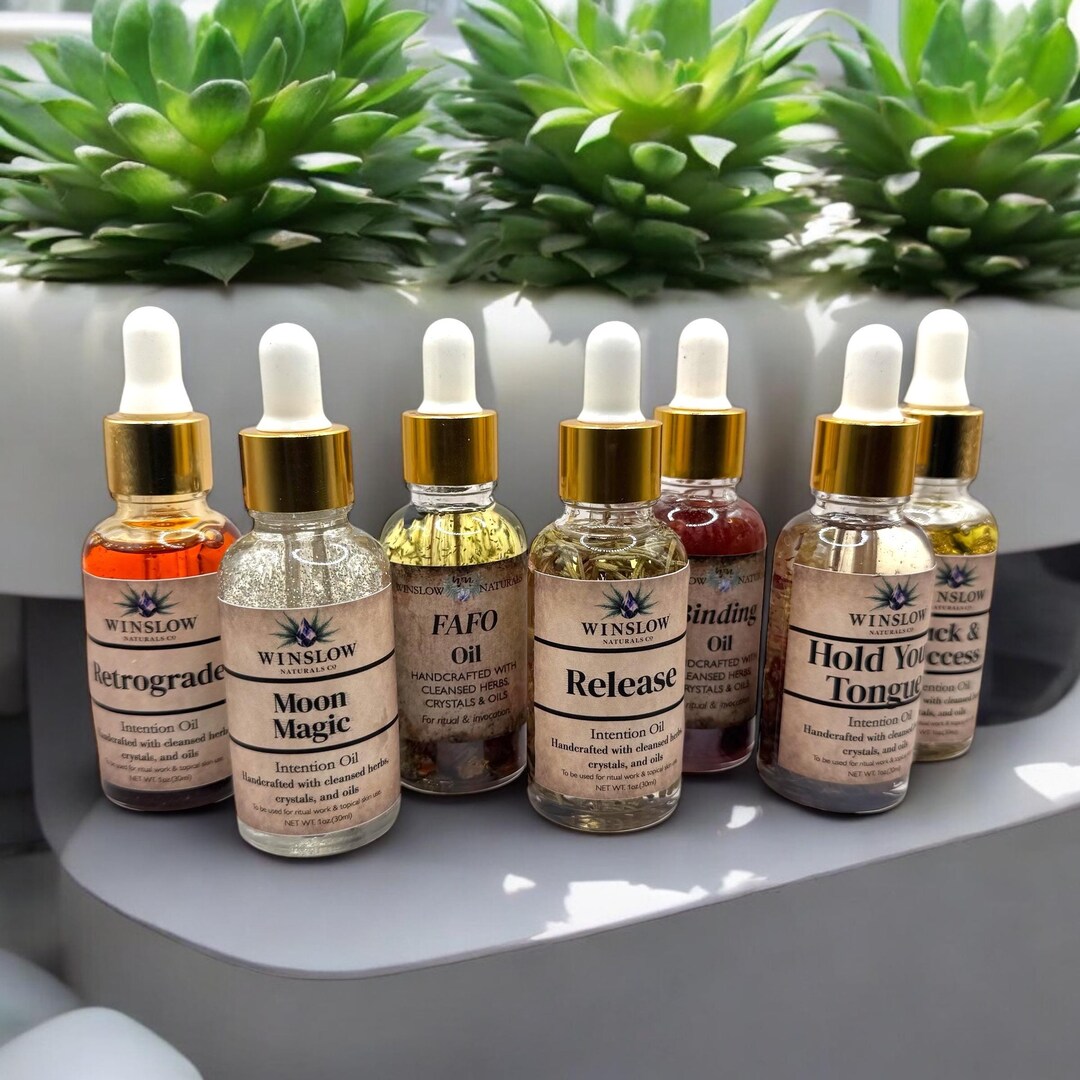 Baneful Ritual Oils, Handcrafted Ritual Oils, Pagan Practice Oil, Dark ...