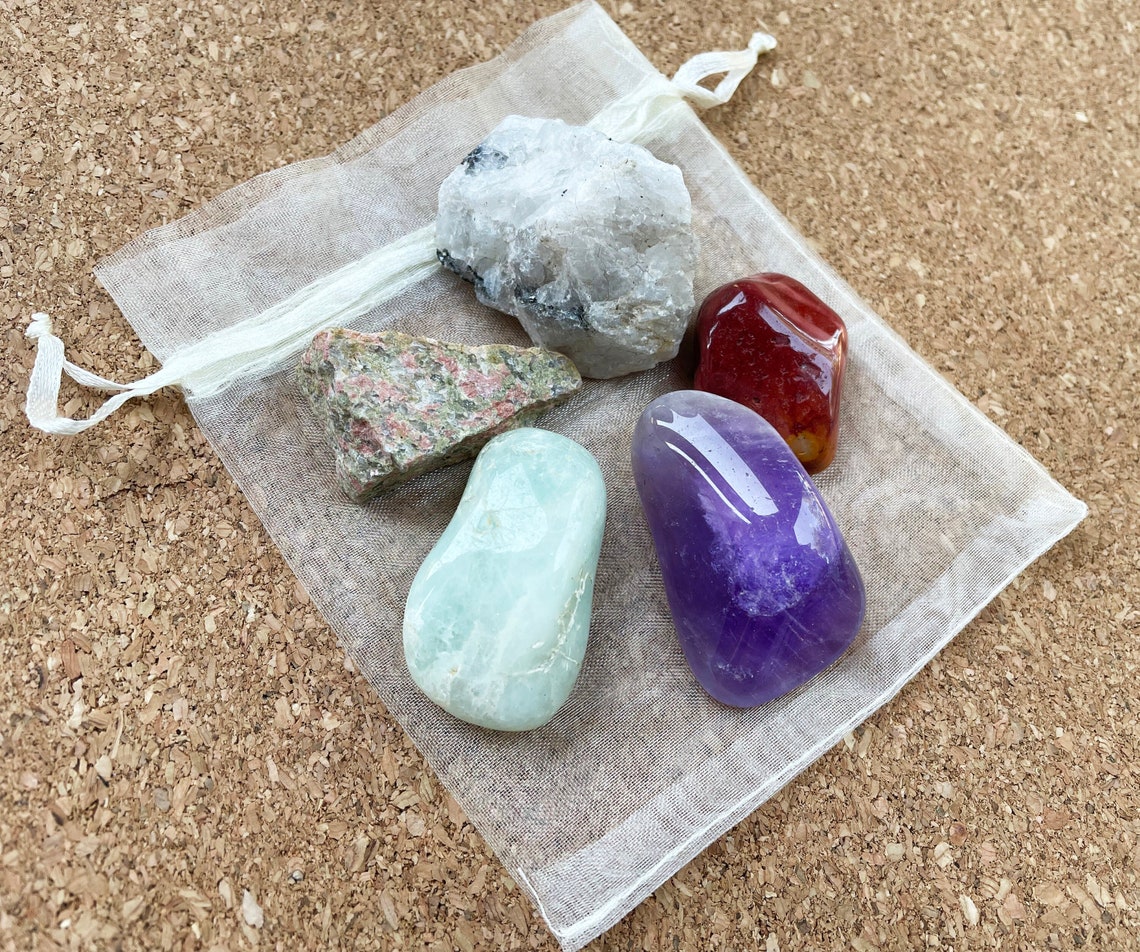 Patience Crystal Set Patience Stone Kit Patience Bag - Etsy UK