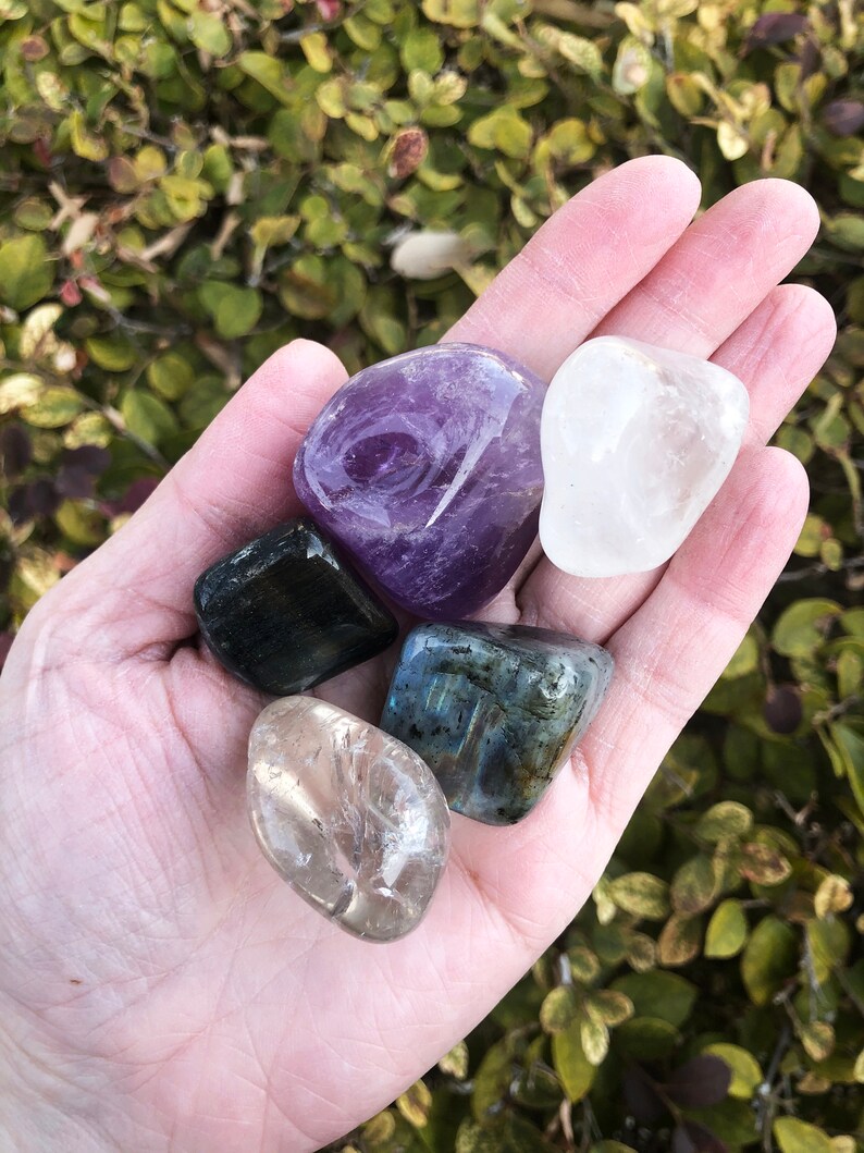 Meditation Crystal Set Manifestation Stones Kit Meditation - Etsy