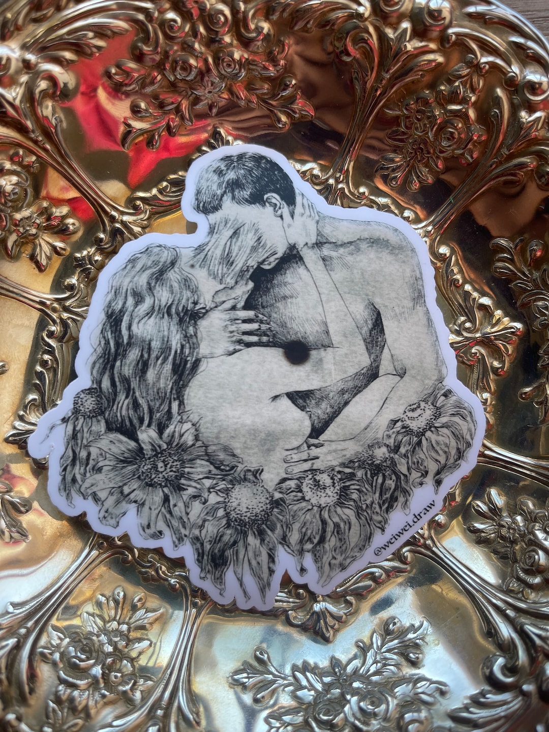 Kiss - Waterproof Vinyl Sticker - Etsy