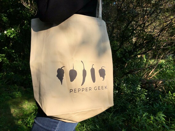 Pepper Silhouette Eco Tote Bag harvest Bag - Etsy