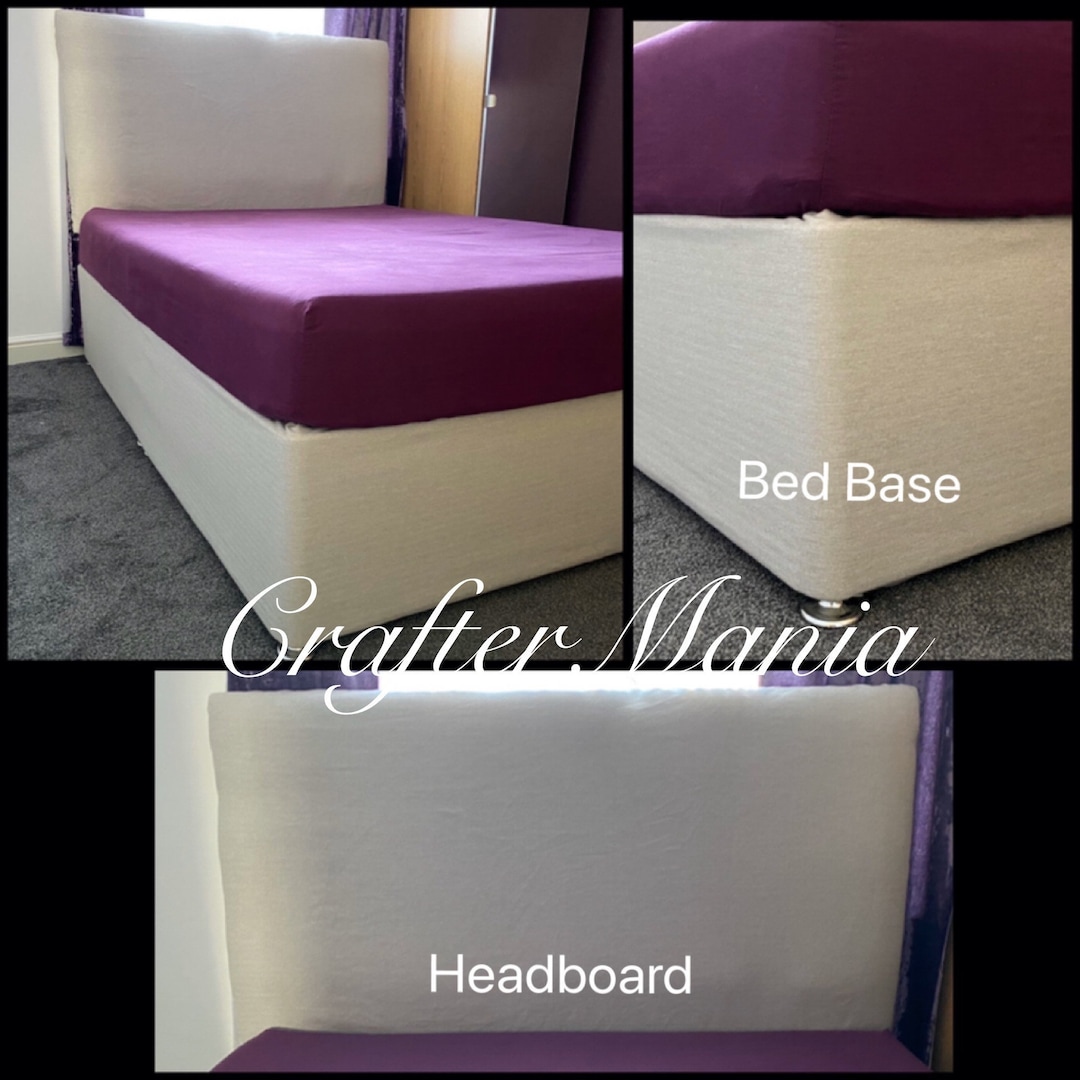 Luxury Herringbone Tweed Elasticated Divan Bed Base Valance Cover Wrap ...