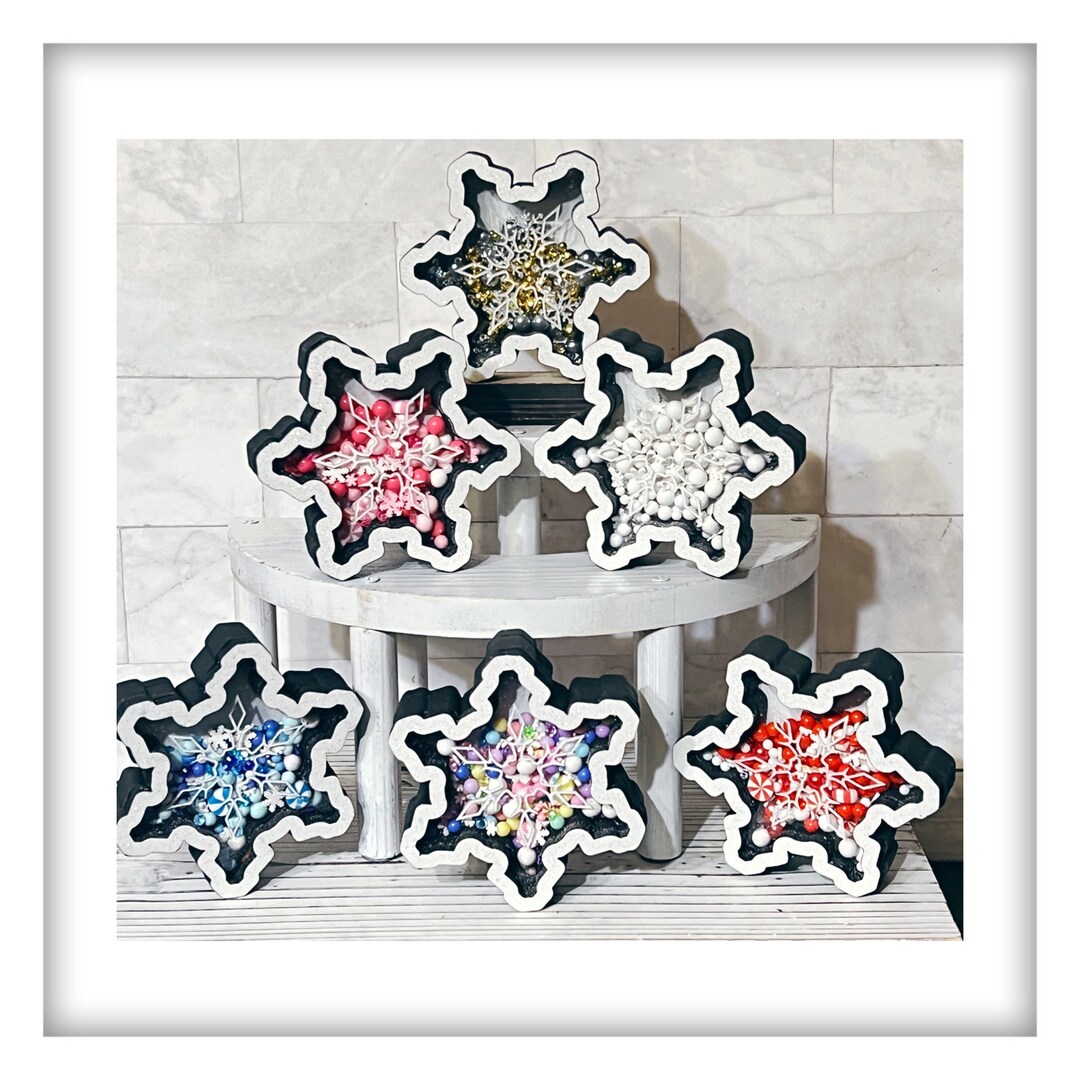 Snowflake Shaker Sign, Xmas Shaker Sign, Christmas Shaker Sign ...