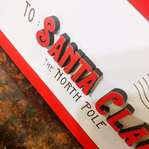 Letter to Santa Sign, Xmas Sign, Christmas Sign, Santa Letter Sign ...