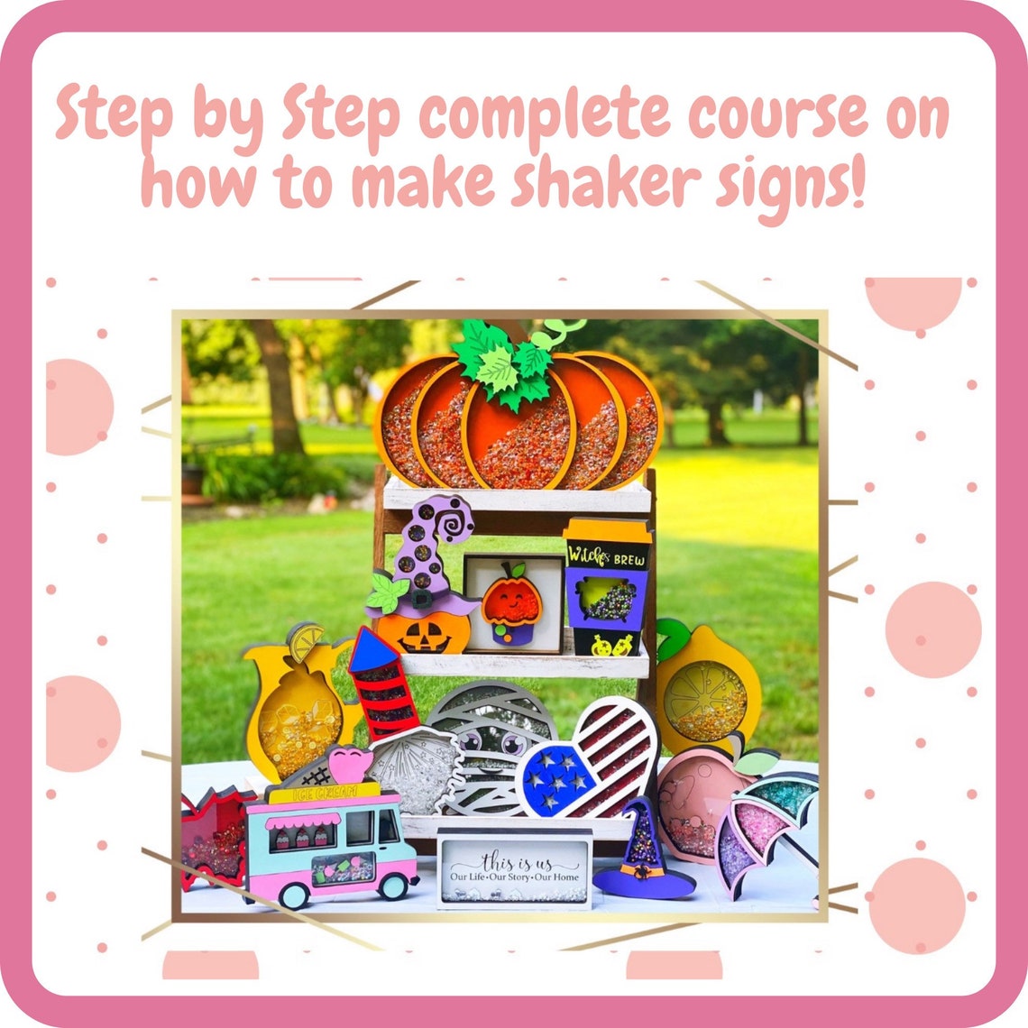 How to Make Shaker Signs, Shaker Sign Course, Shaker Sign Tutorials ...