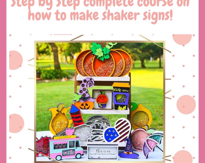 How to Make Shaker Signs, Shaker Sign Course, Shaker Sign Tutorials ...