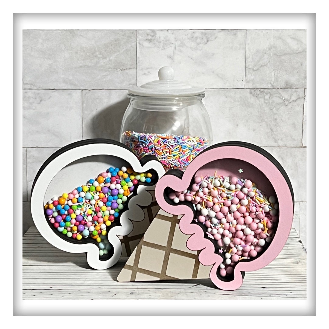 Ice Cream Cone Shaker Sign , Ice Cream Cone Sign, Ice Cream Cone Decor ...