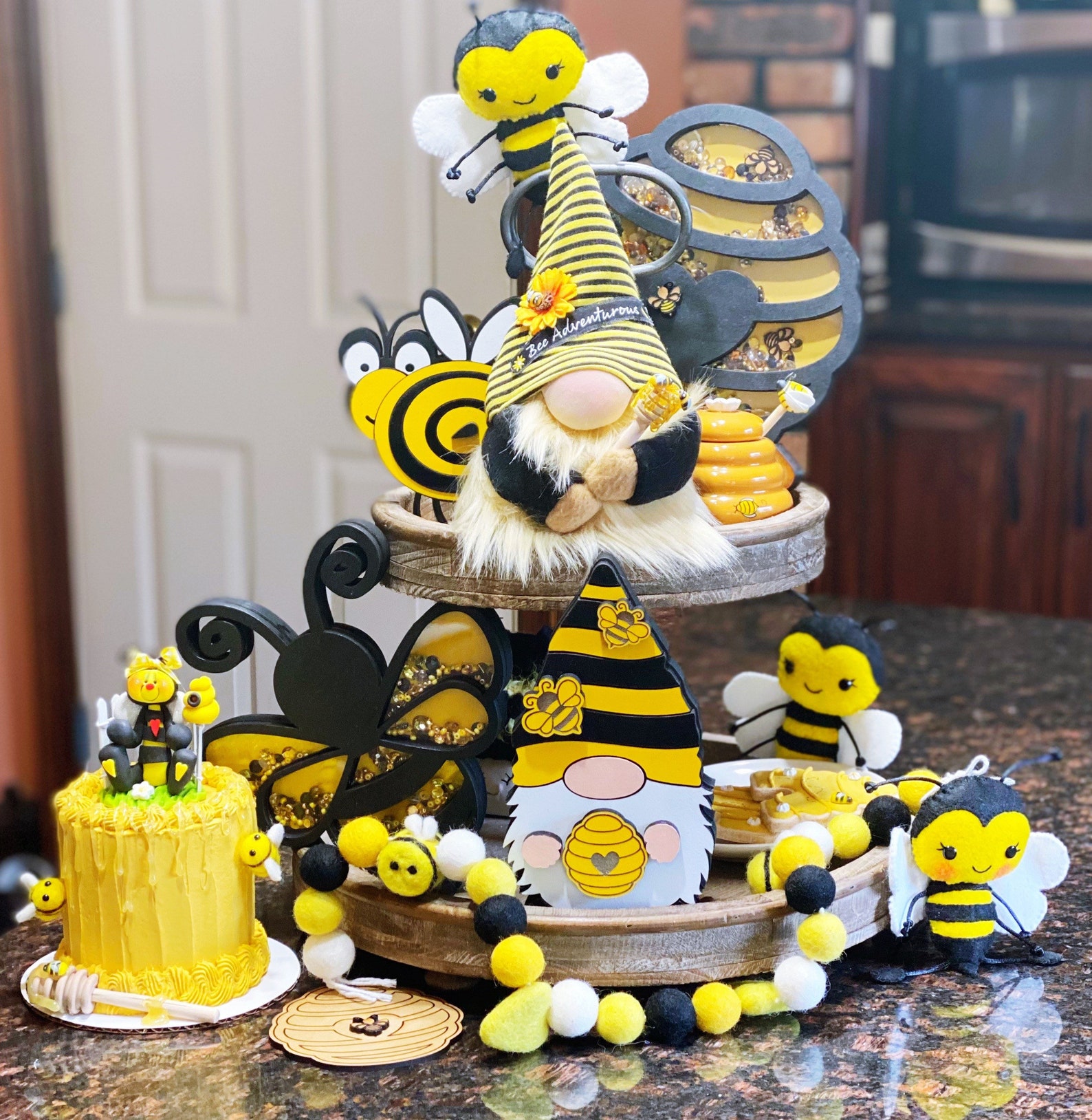 Mini Bumblebee Sign Mini Bee Signs 3d Bumblebee Sign | Etsy